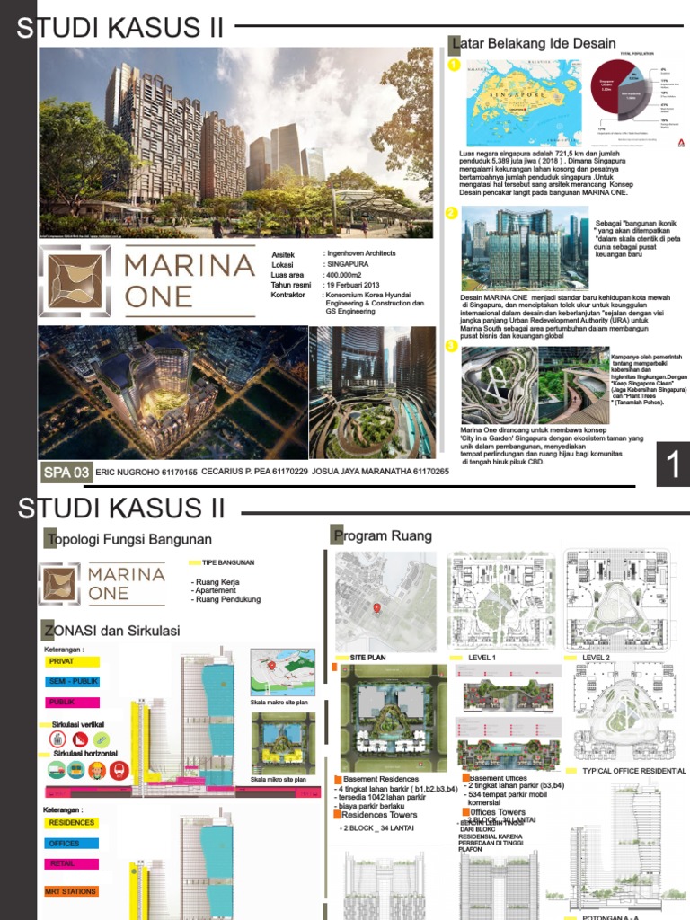 Marina One: Ikon Arsitektur Singapura | PDF