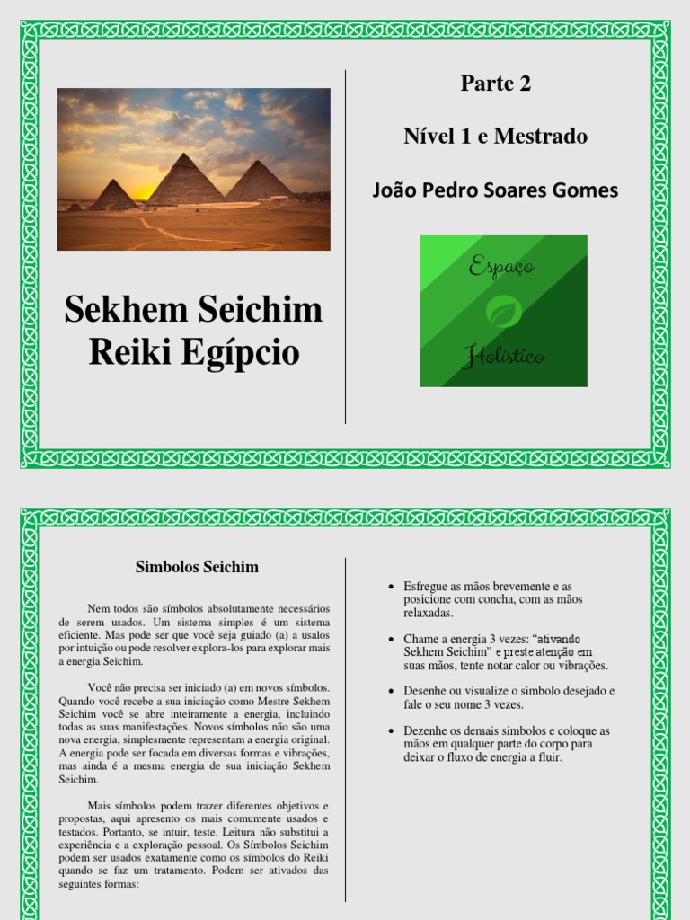Sekhem Seichim Parte 2 | PDF | Reiki | Chacra