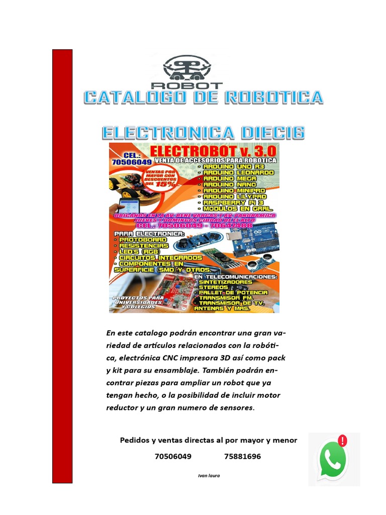 Julio Catalogo | PDF | Relé | Arduino