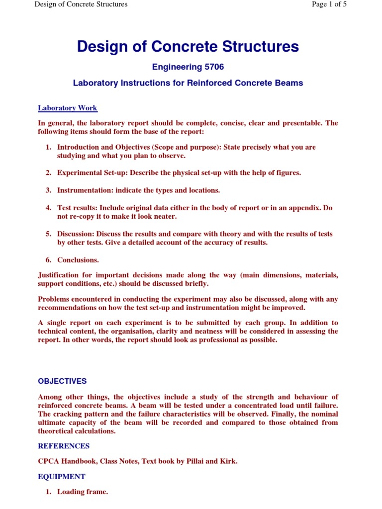 Labwork 1 | PDF | Beam (Structure) | Deformation (Mechanics)