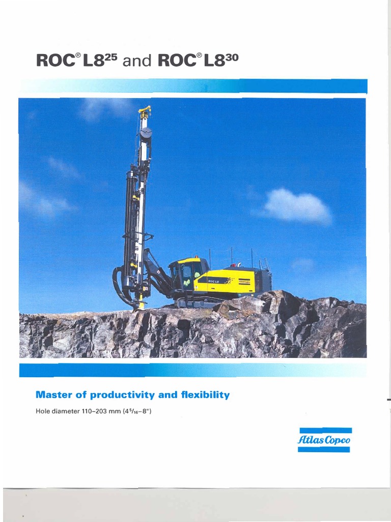 Roc L8 | PDF | Drilling Rig | Drill