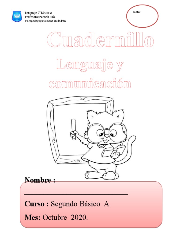 Cuadernillo De Segundo Lenguaje Pdf