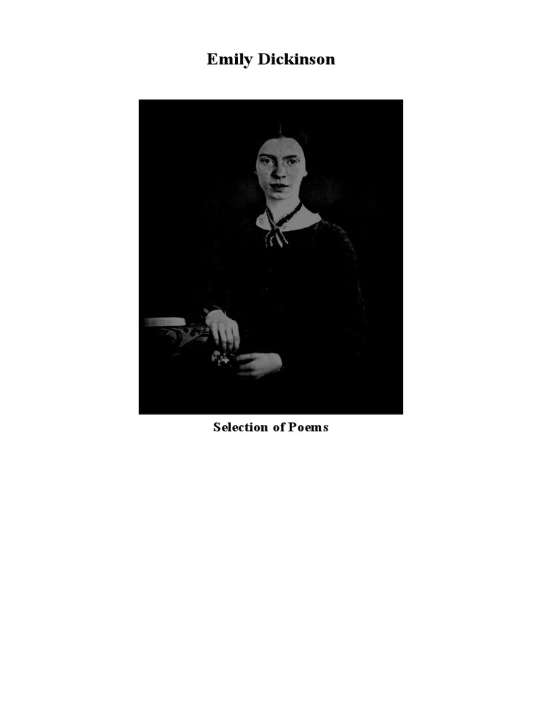 Emily Dickinsons Poems | PDF
