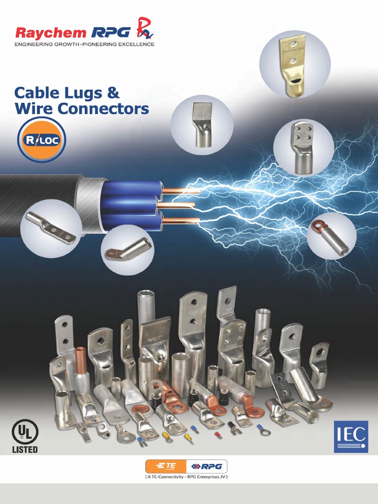 Raychem RPG Cable Lugs and Wire Connectors PDF | PDF