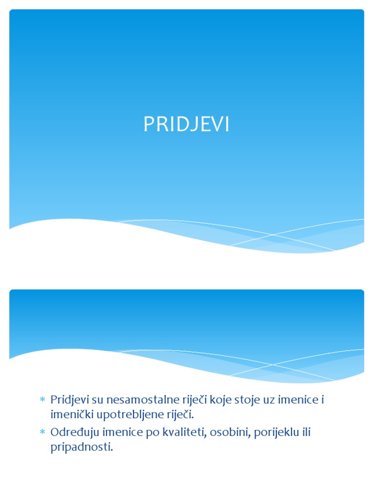 PRIDJEVI | PDF