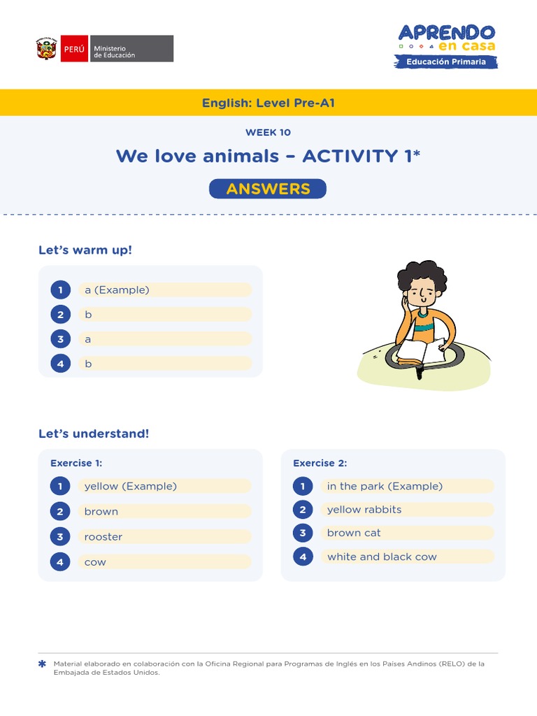 Love for Animals Activity Guide | PDF