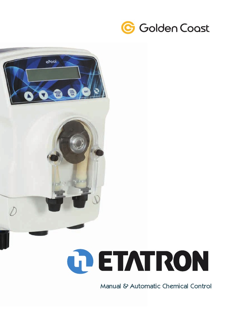 Manual & Automatic Chemical Control | PDF | Pump | Ph