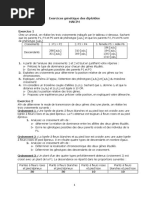 Exercices corrigés de monohybridisme | PDF | Hybride (Biologie) | Génotype