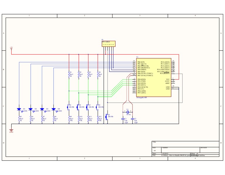 How To Handle DIGITAL Ports in ATmega8 | PDF
