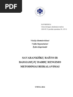 Baigiamasis Bakalauro Darbas - Skaidrių Pvz. | PDF