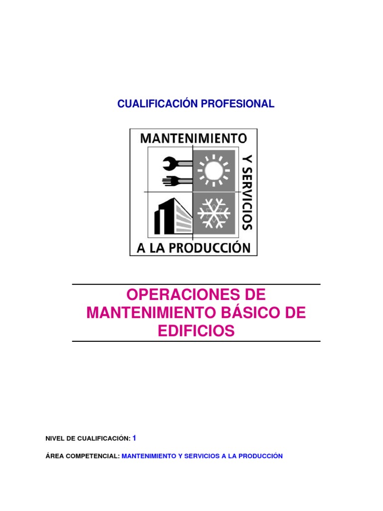 Curso Mantenimiento Edificios | PDF