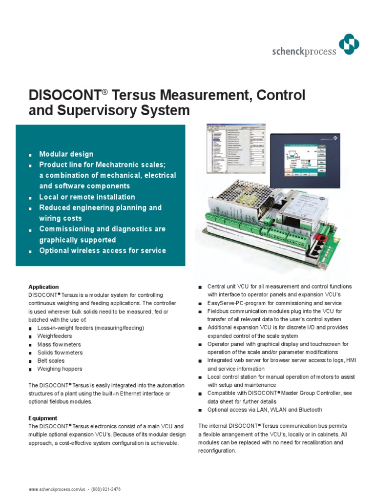 Disocont Tersus Measurement, Control and Supervisory System ...