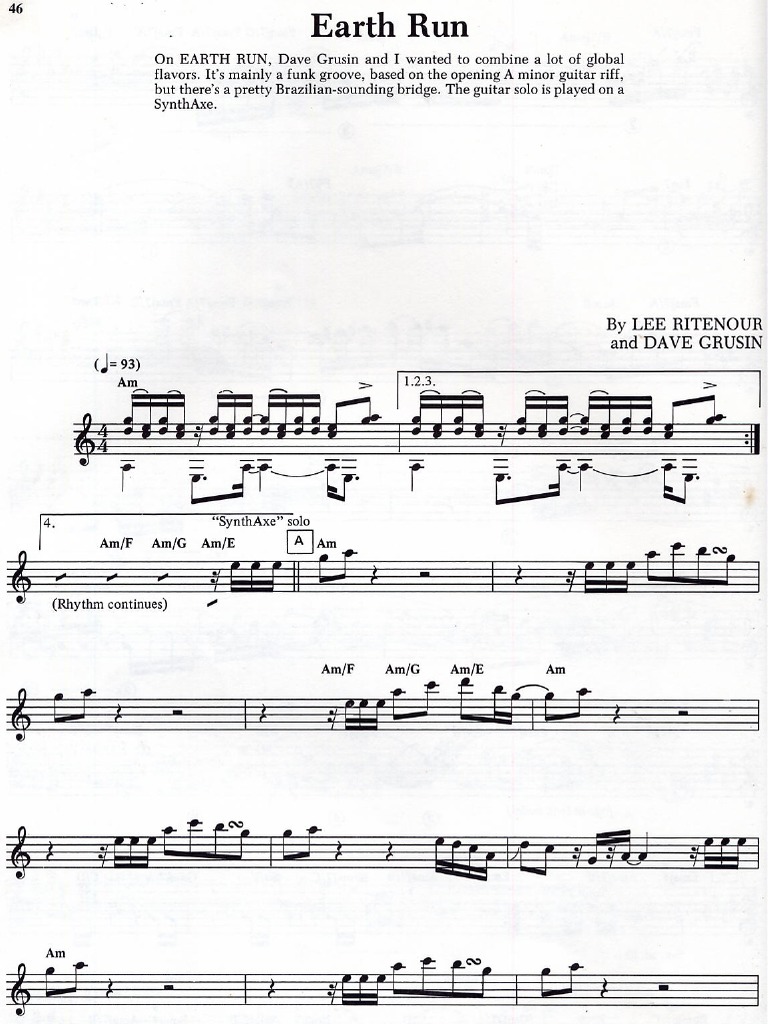 Lee Ritenour - Artist Transcription Part II PDF | PDF