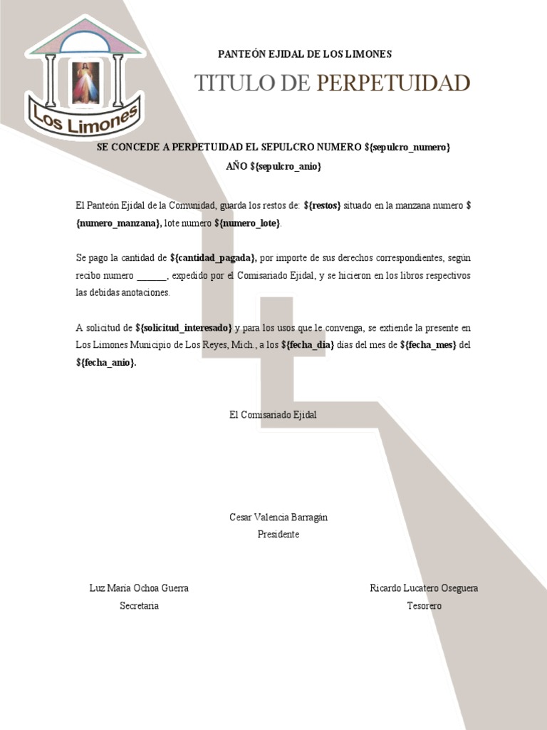 Titulo de Perpetuidad | PDF