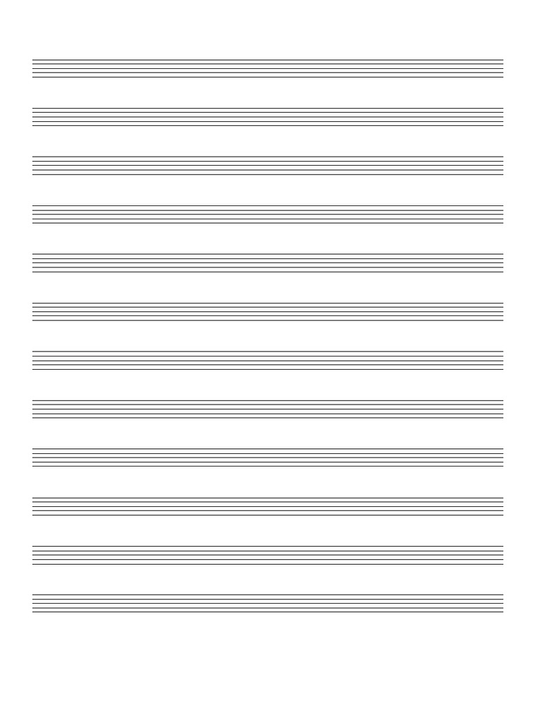 Partitura em Branco - Score PDF | PDF