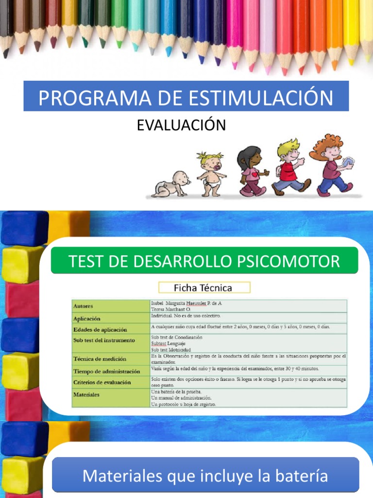 Programa de Estimulación Temprana | PDF | Color | Conceptos psicologicos