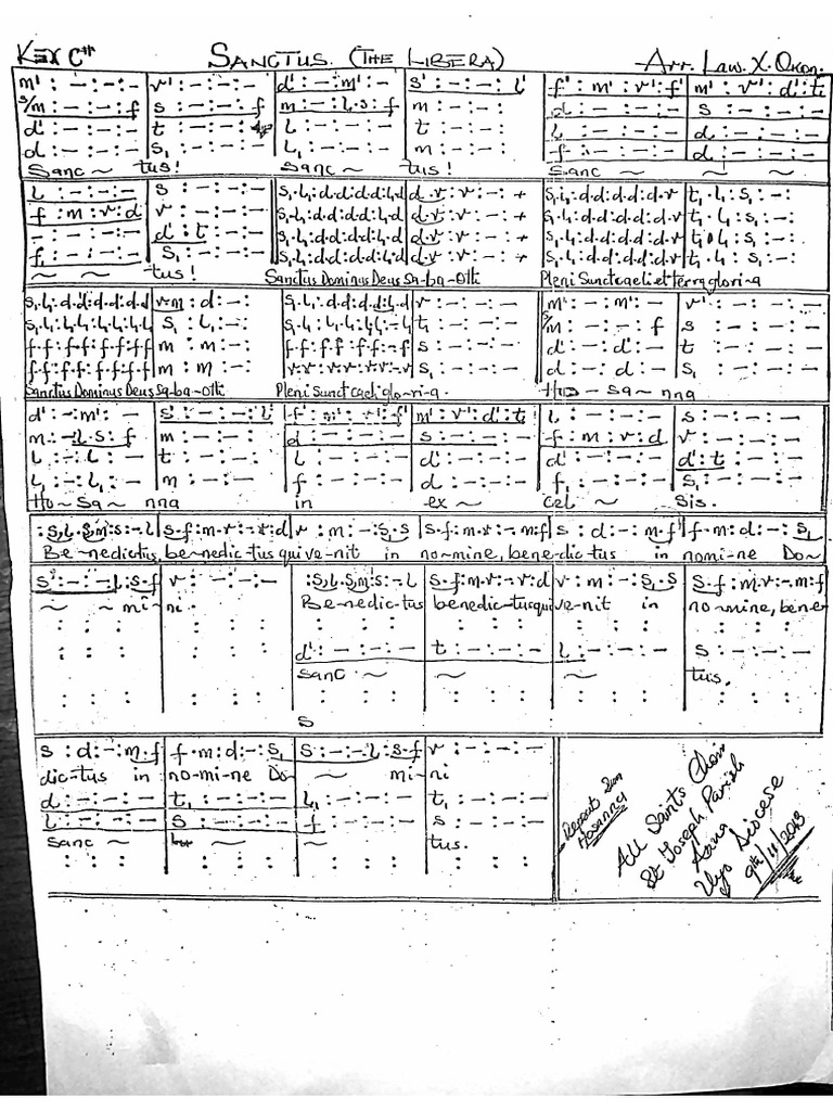 Sanctus Libera | PDF