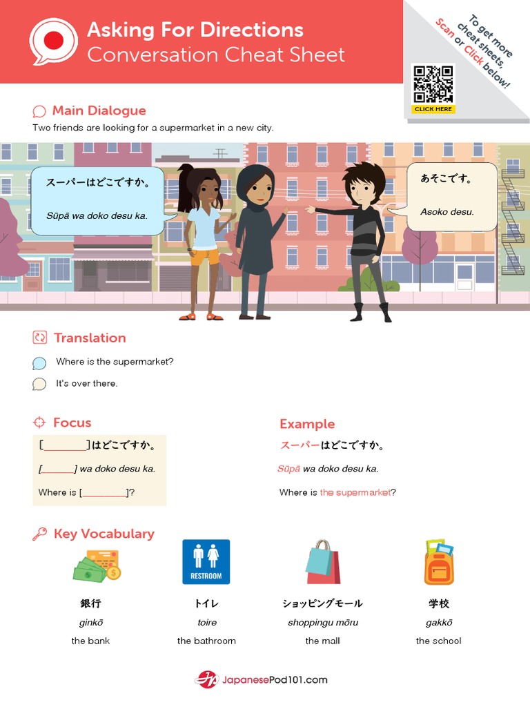 Japanese Asking Directions PDF | PDF
