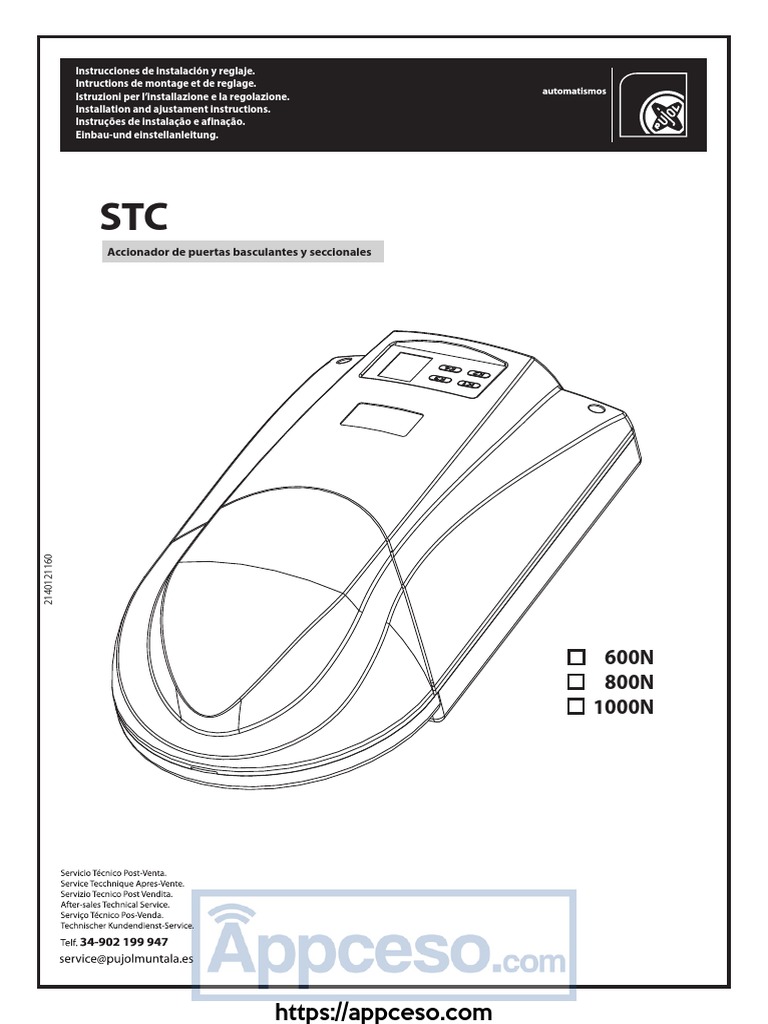 Manual STC 600 800 1000 | PDF | Control remoto | Ingenieria Eléctrica