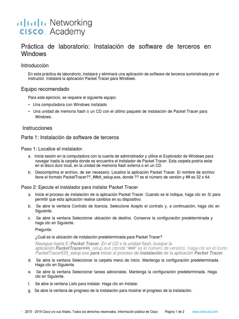 3.1.2.7 Lab - Install Third-Party Software in Windows | PDF | Ventana ...