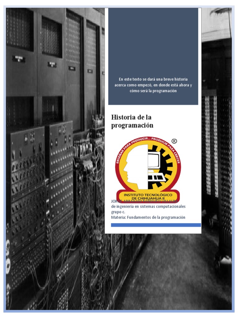 La Historia de La Programación | PDF | Lenguaje de programación ...