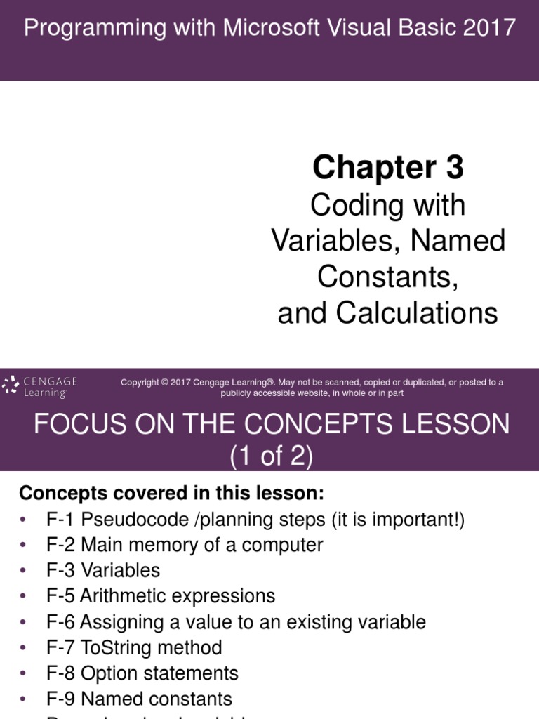 Zak - Ch03 Theory | PDF | Data Type | Variable (Computer Science)