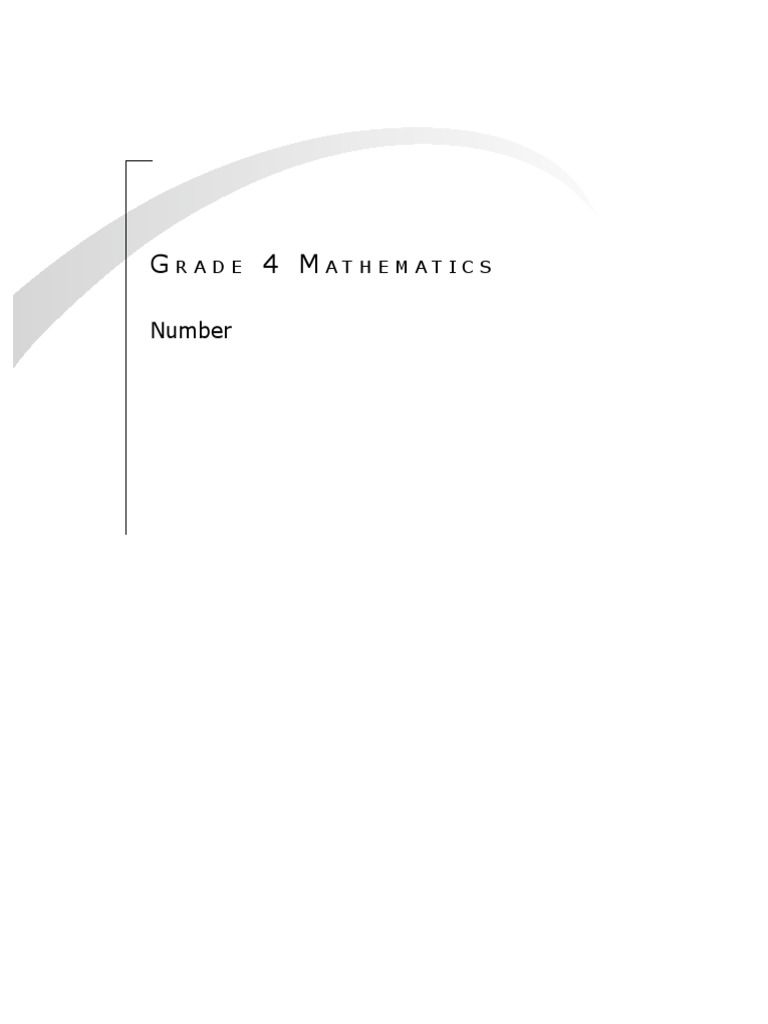 Representing and Comparing Four-Digit Numbers | PDF | Subtraction ...