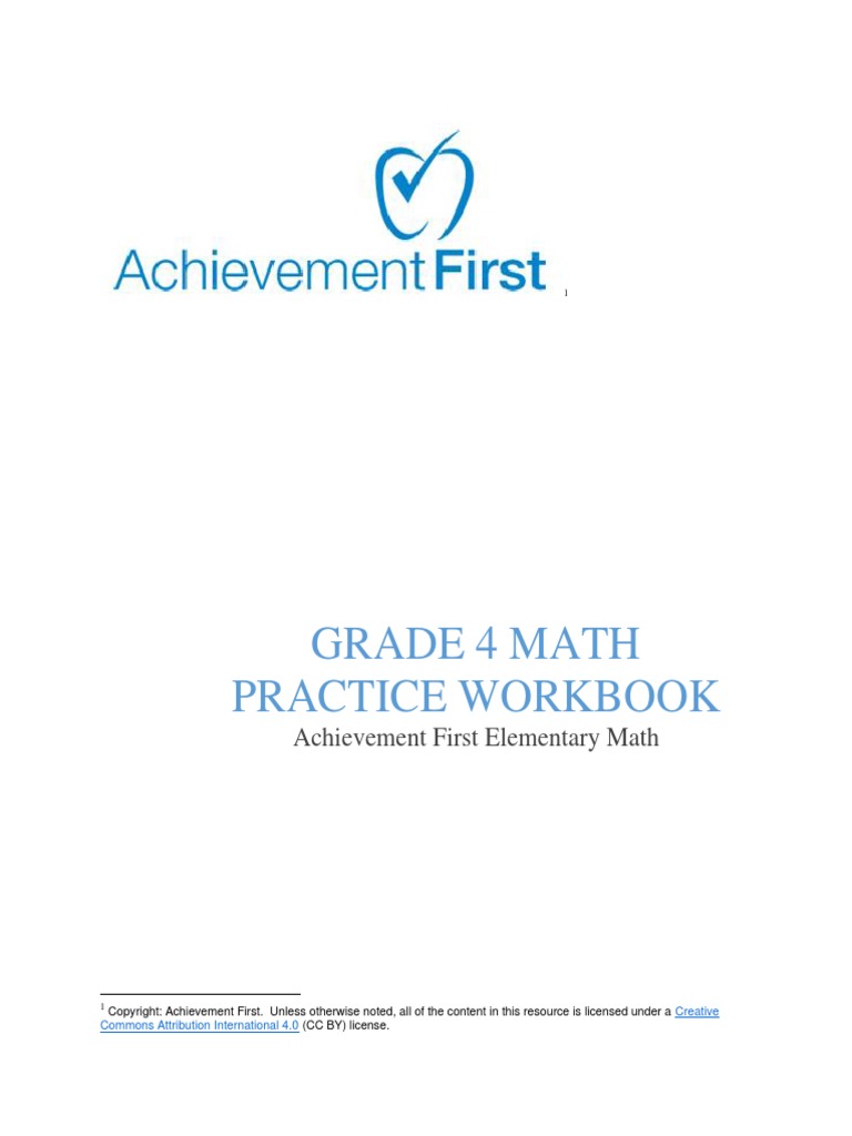 Grade-4 Math | PDF | Fraction (Mathematics) | Angle