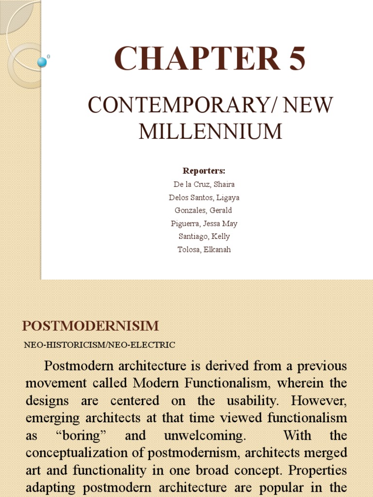 Contemporary New Mellenium | PDF | Modernism | Sustainability