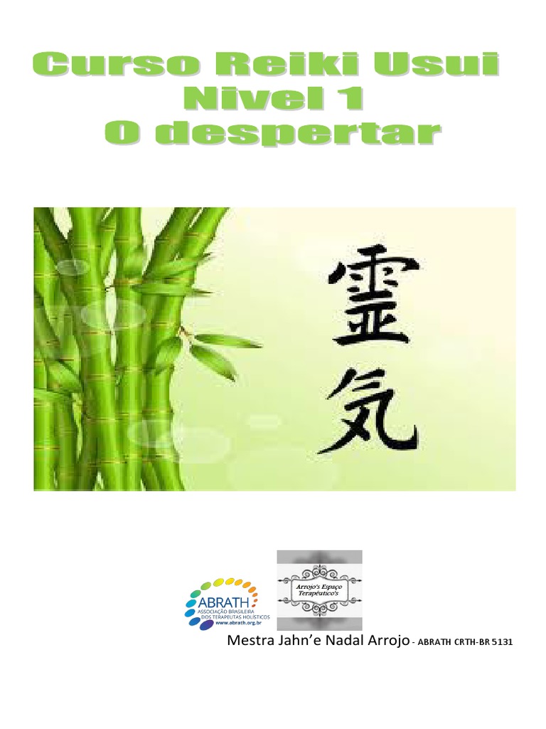 Apostila REIKI Usui Nivel 1 | PDF | Reiki | Chacra