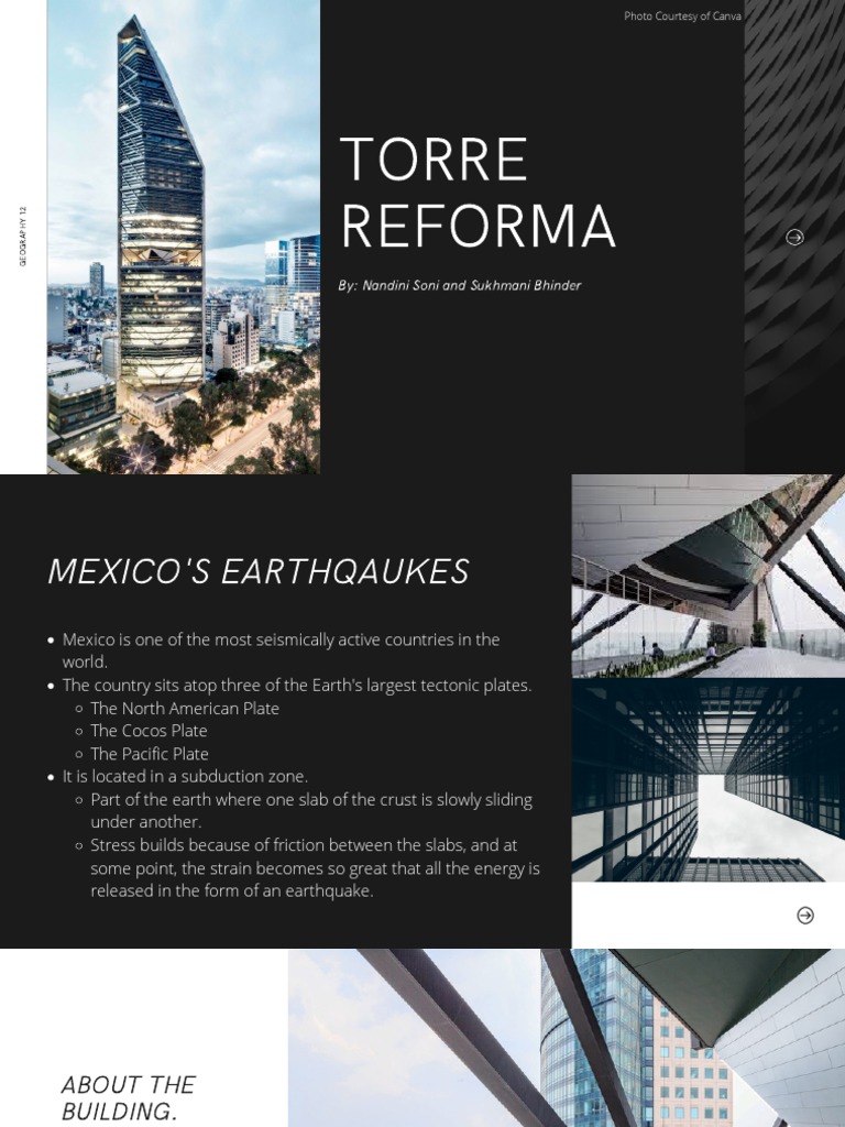 Torre Reforma and Its Seismic Structure | PDF | Earthquakes ...