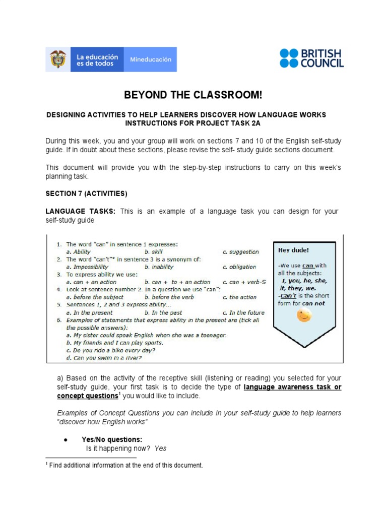 Beyond The Classroom!: Designing Activities To Help Learners Discover ...