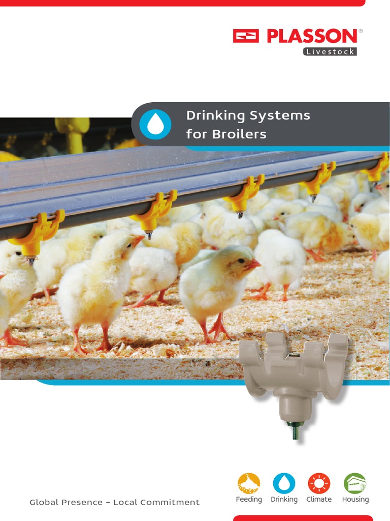 Drinking Systems For Broilers: Climate Housing Drinking Feeding | PDF ...