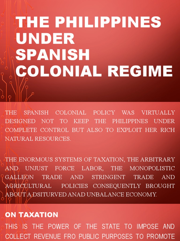 The Philippines Under Spanish Colonial Regime | PDF