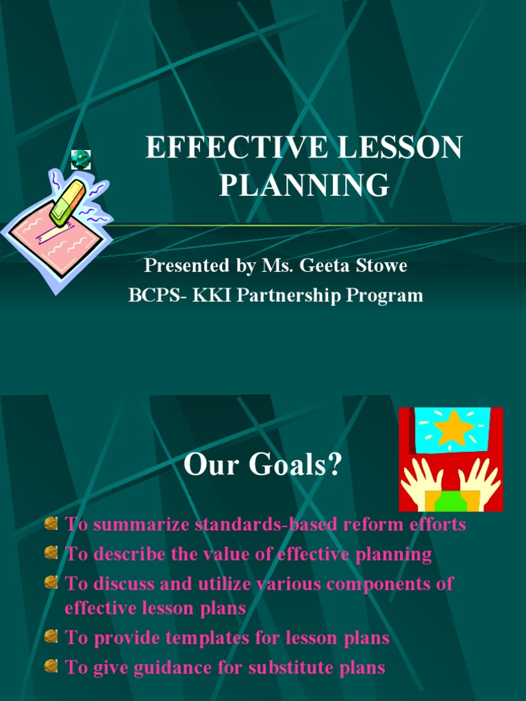 Effective Lesson Planning Guide | PDF | Educational Assessment | Teachers