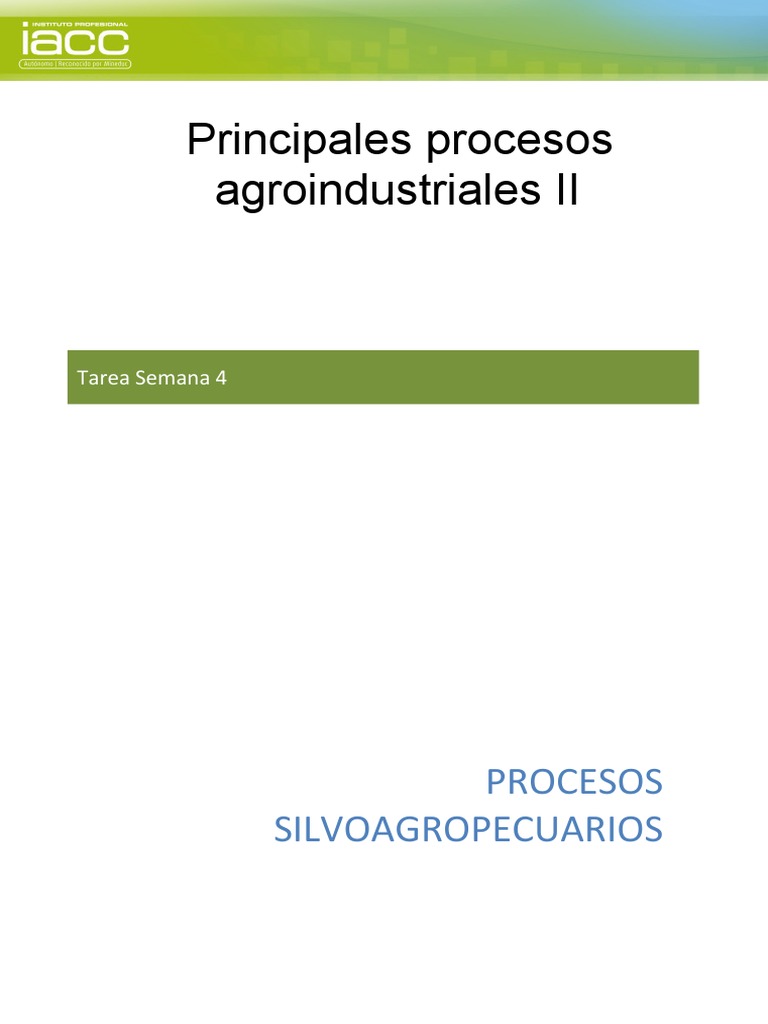 XXXXXK - Tarea 4 - PS. | PDF | Pesticida | Recursos hídricos