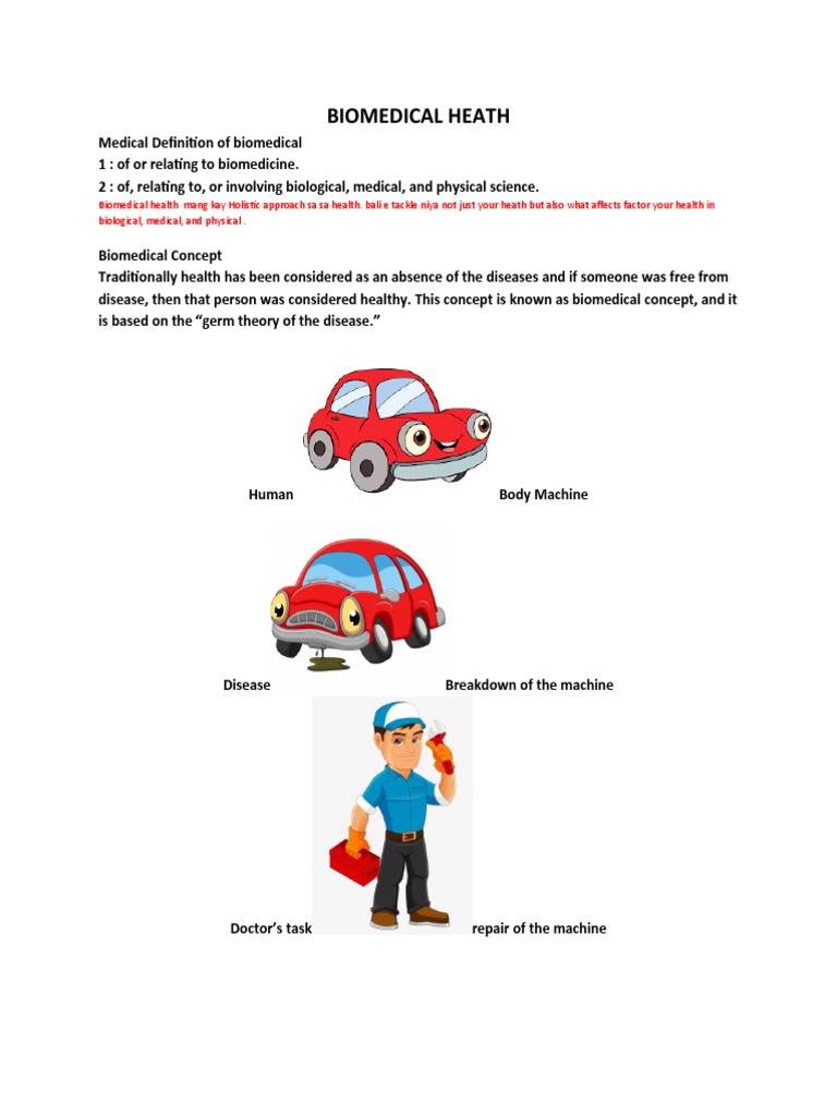 Medical Definition of Biomedical | PDF | Behavior | Preventive Healthcare