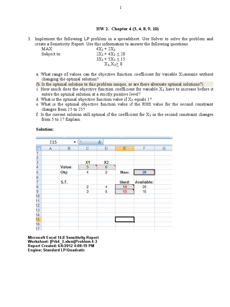 HW 2. Chapter 4 (3, 4, 8, 9, 10) | PDF | Mathematical Optimization | Loss Function