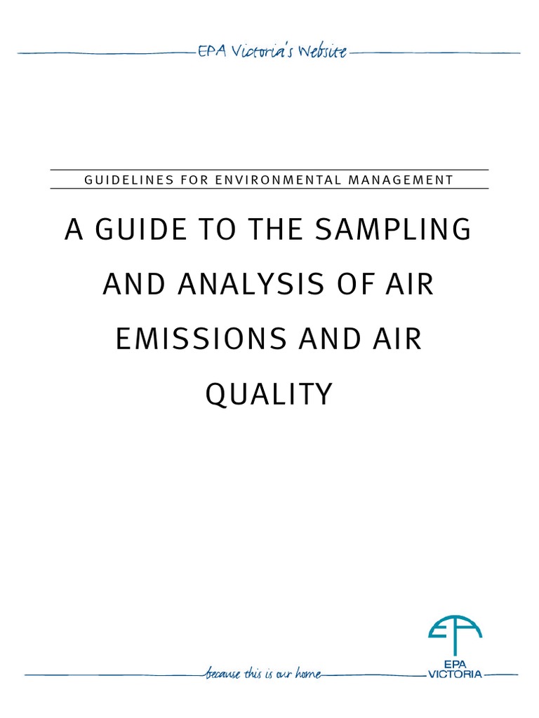 A Guide To The Sampling and Analysis of Air Emissions and Air Quality ...