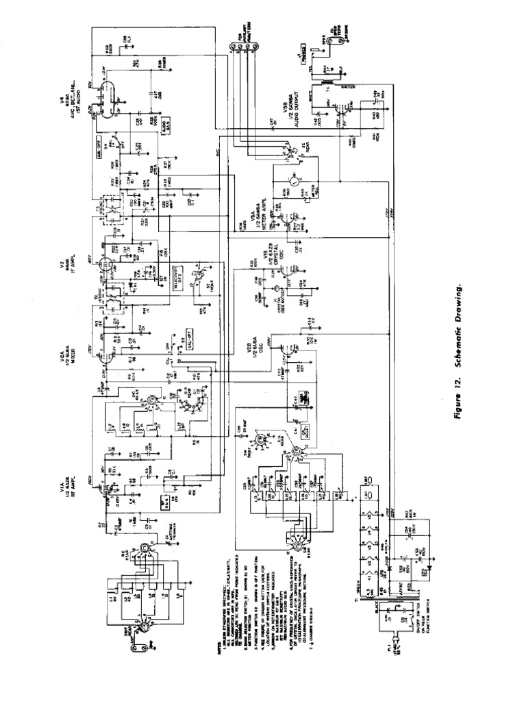 Hallicrafters SX-140 Receiver Schematic | PDF