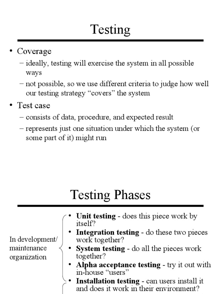 Testin | PDF | Software Testing | Software Engineering
