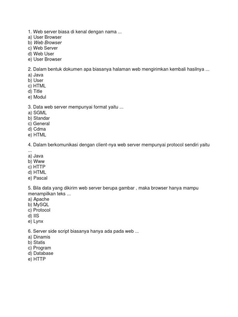 Soal PWB XII RPL PDF | PDF