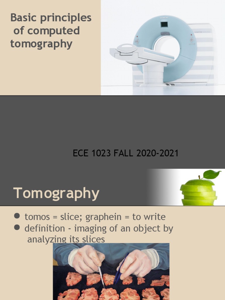 Basic Principles of Computed Tomography | PDF | Ct Scan | Tomography