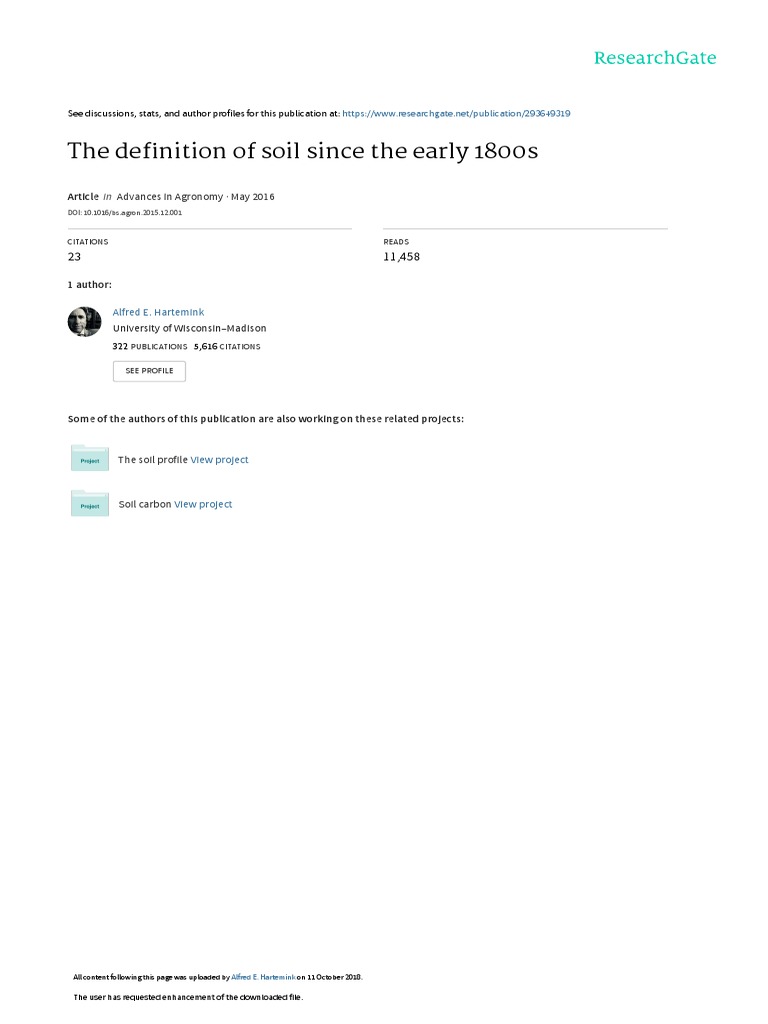 Definition of Soil | PDF | Soil | Rock (Geology)