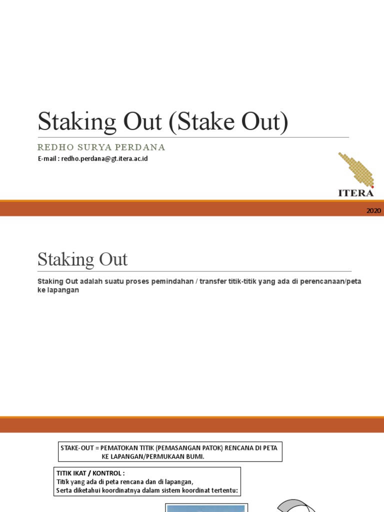 Staking Out | PDF