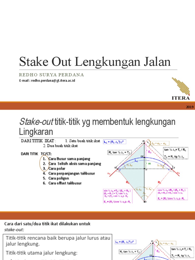 Stake Out Lengkungan Jalan 01 | PDF