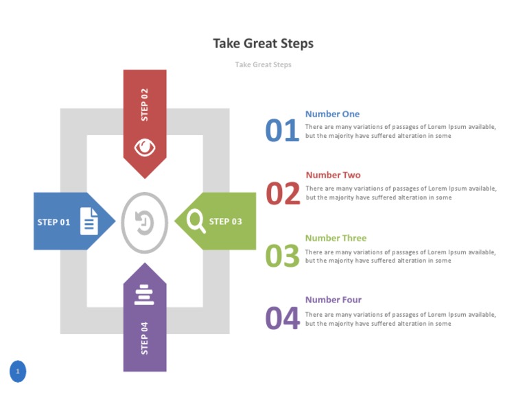 Take Great Steps: Number One | PDF