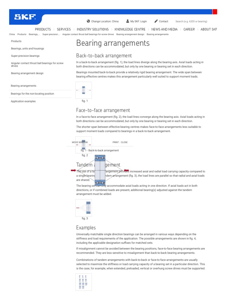 Bearing Arrangements PDF | PDF | Bearing (Mechanical) | Engineering