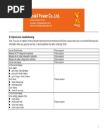 Solaxmax Error Codes | PDF | Power Inverter | Mains Electricity