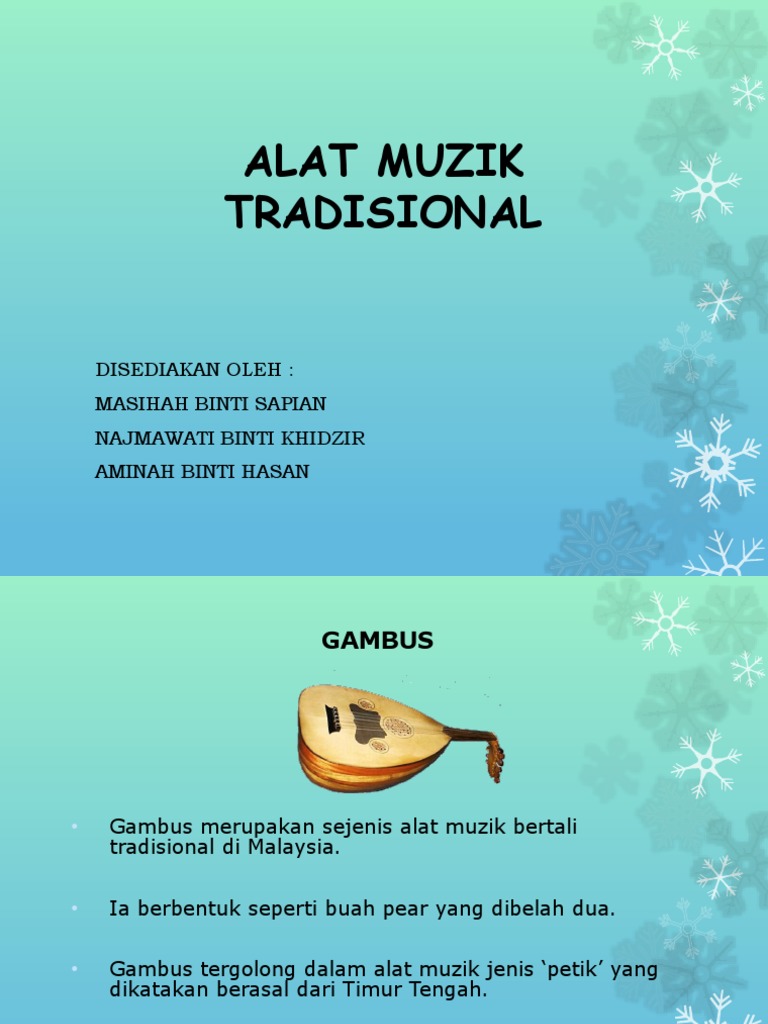 Alat Muzik Tradisional | PDF